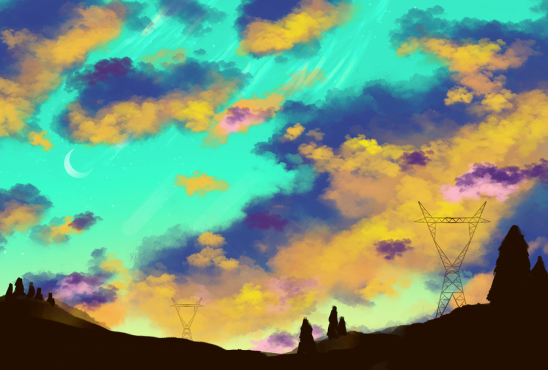 How to Paint Clouds in Procreate | Krissy Ewins | Skillshare