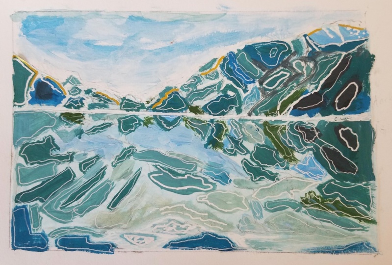 Color Block Landscape Painting: Create a meaningful memento from your ...