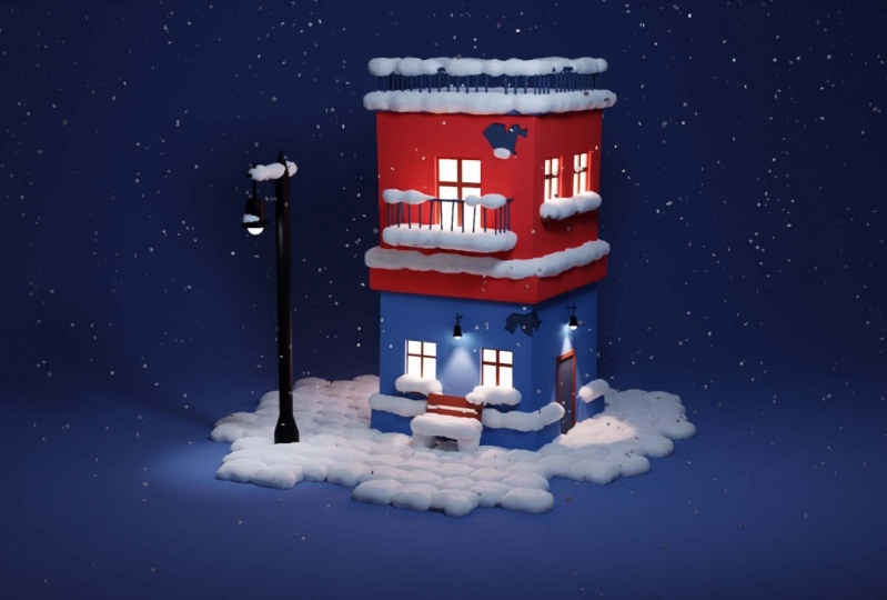 Create Winter Scene In Blender | Sblga | Skillshare