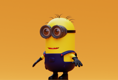 Learn how to Create A Minion From Despicable ME inside Blender | Connor ...