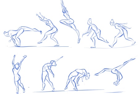 Characters in Motion 101: Illustrating Fluid Gestures | Sue Anne Chan ...