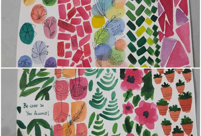 Loose and Repetitive Watercolor Patterns - A 10 Day Journey with Art ...