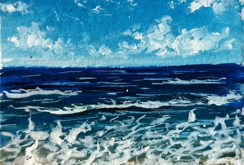 Paint Seascapes using Gouache: A Step-by-Step Guide | Payal Sinha ...