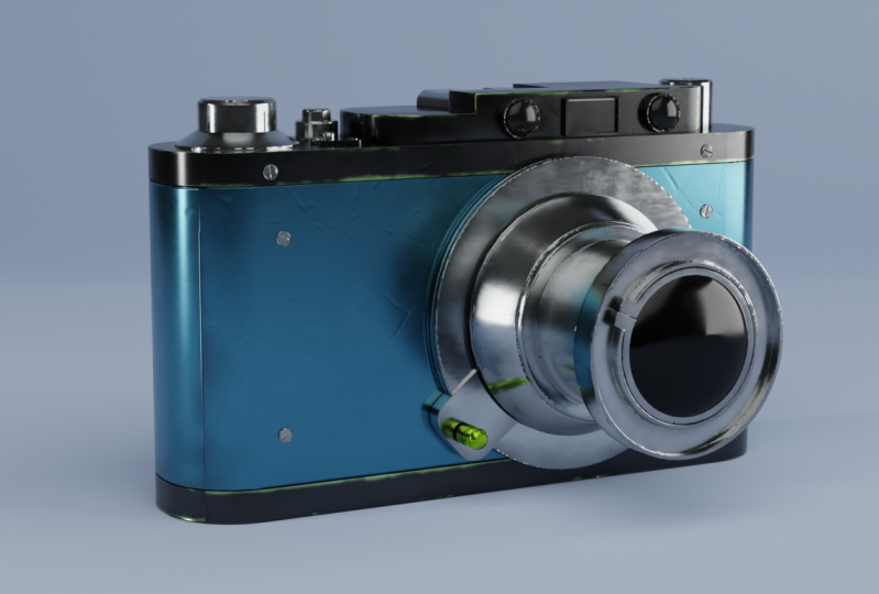 Creating a Vintage Camera in Blender and Substance Painter | Aniket ...