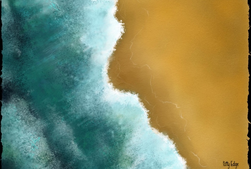 Digital Watercolor Painting: Learn to Paint A Beach Scene Using Rebelle ...