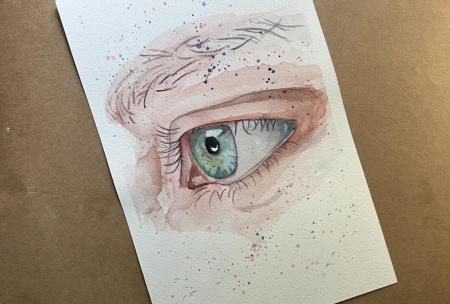 Painting a Loose Watercolor Eye | Fiona Di Pinto | Skillshare