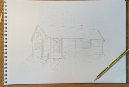 Illustrate a Cottage with Me: Two-Point Perspective Study | Molly ...