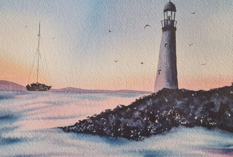 Guide to Effortless Watercolor Seascapes: Painting the Sea with ...