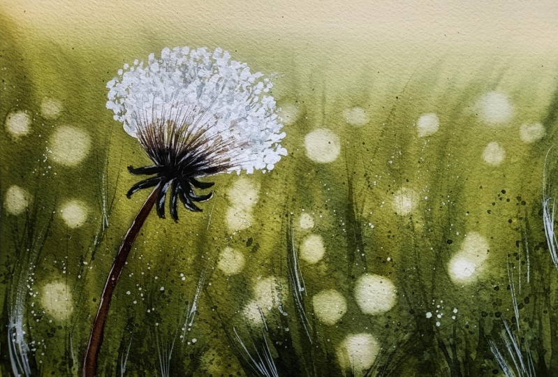 How to create Bokeh Effect in Watercolor Painting | Ekaterina Azeeva | Skillshare