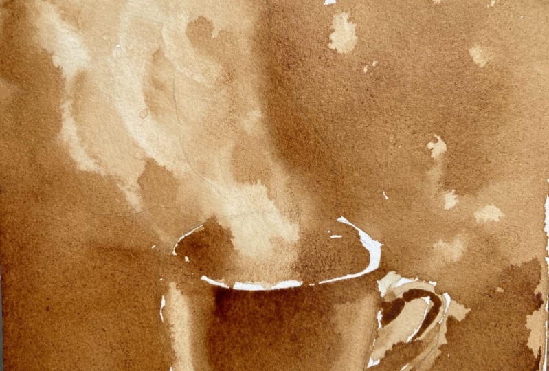 Coffee Painting Skills, Create A Steaming Cup Of Coffee Using ...