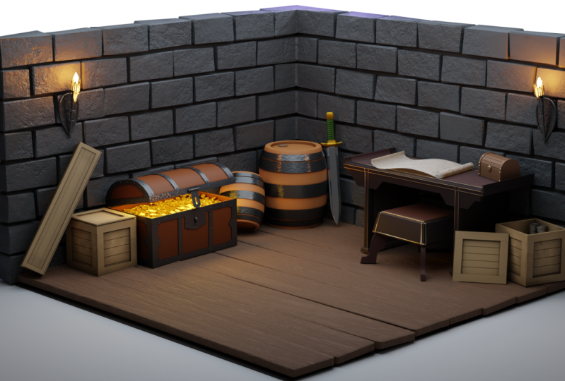 Blender For Beginners: Making Your First 3D Scene | Smeaf Sculpts ...