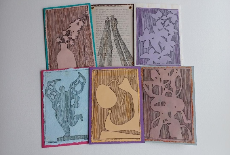 Negative Space Shape Note Cards - Part II - Elements of Art PAC Series ...