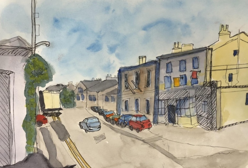 Loose and Expressive Urban Sketching - Experimental Watercolor ...