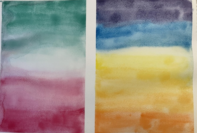 Bitesize Watercolor: Master Painting Gradients with a Sunset Sky ...