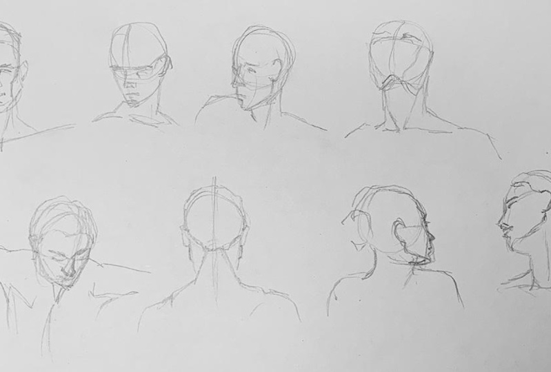 How To Start A Portrait Drawing 'Lightning Fast' | Chris Petrocchi ...