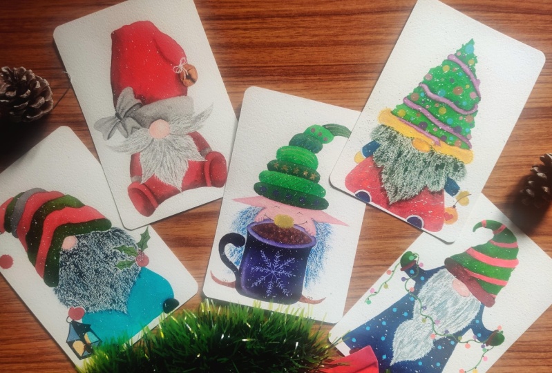 Gnomey Christmas in watercolors - 5 days of Gnomey vibe | Bala Eswari ...