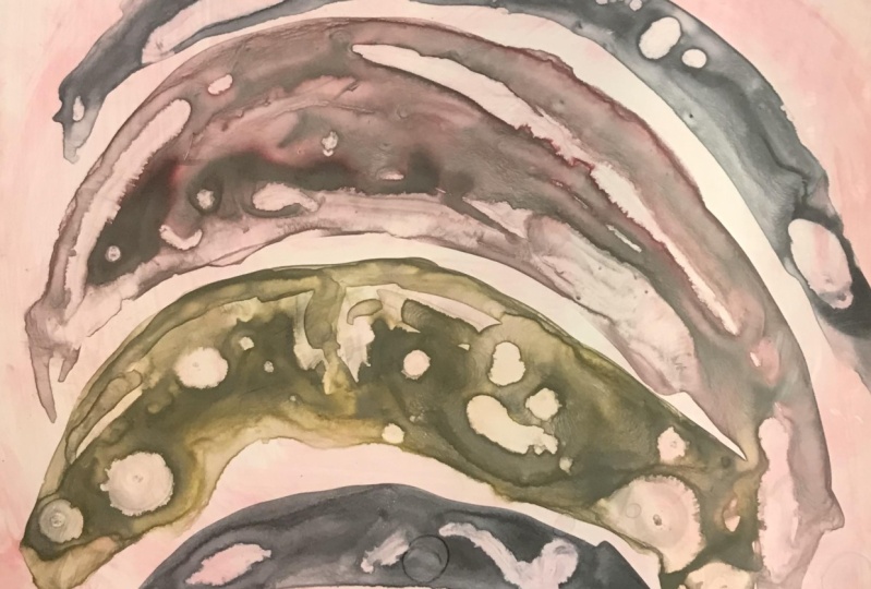 Simplicity - Elegant Graphite Watercolor Abstracts And Botanicals ...