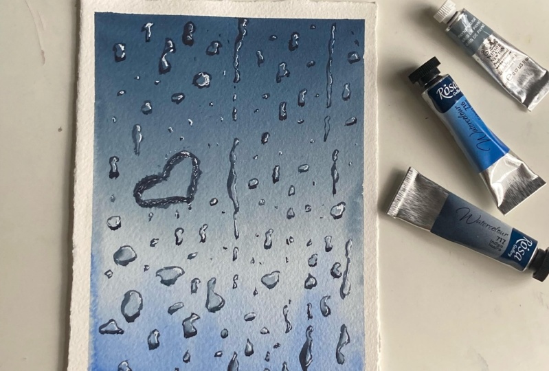 Watercolor Rainy scene | Pritee Gupta | Skillshare