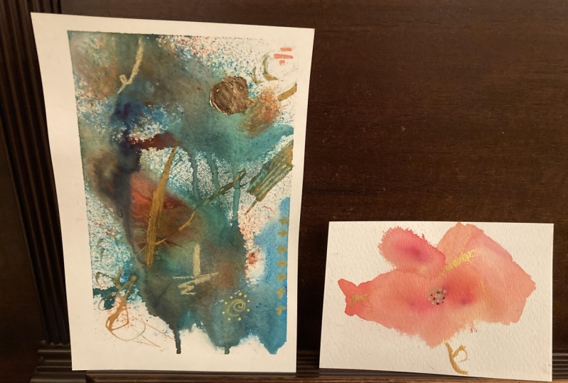 Intuitive Painting: Watercolor Powder & Mixed Media Abstracts | DENISE ...