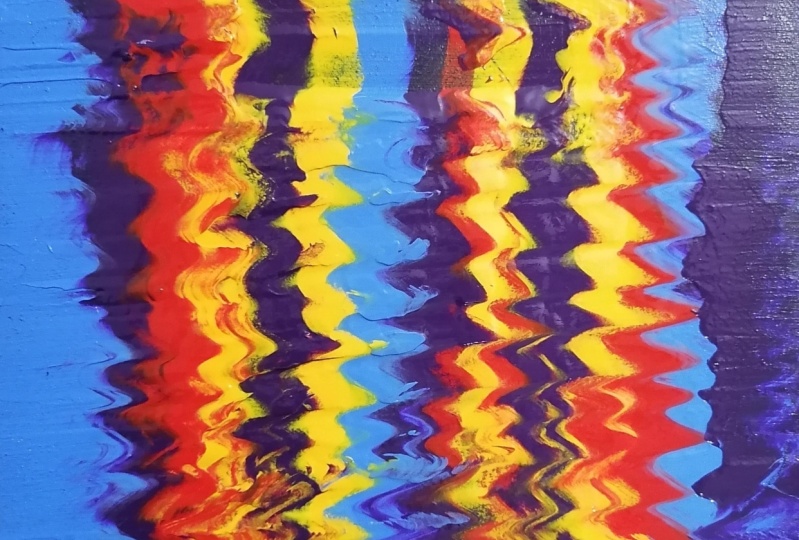 Painting Without a Brush: Pulling an Abstract Painting for All Artists ...