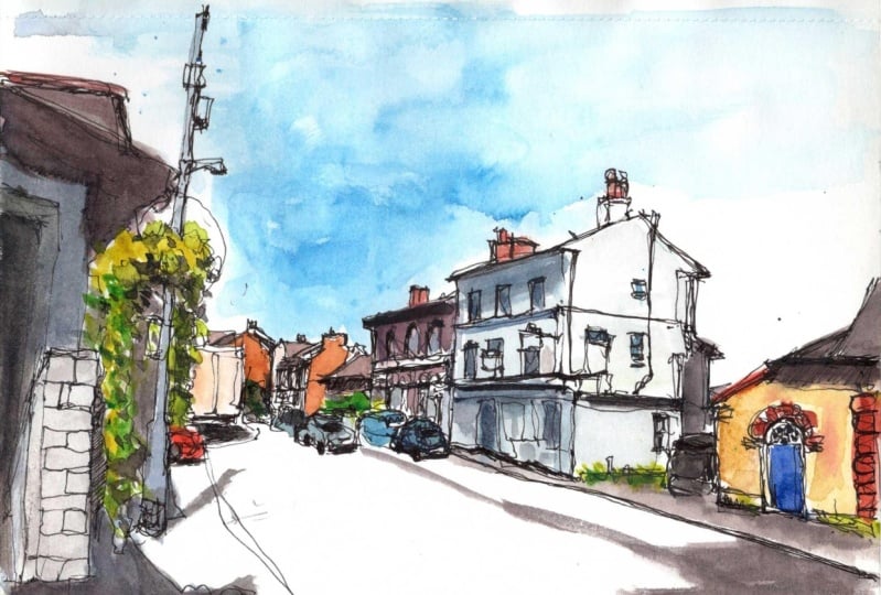 Loose and Expressive Urban Sketching - Experimental Watercolor ...