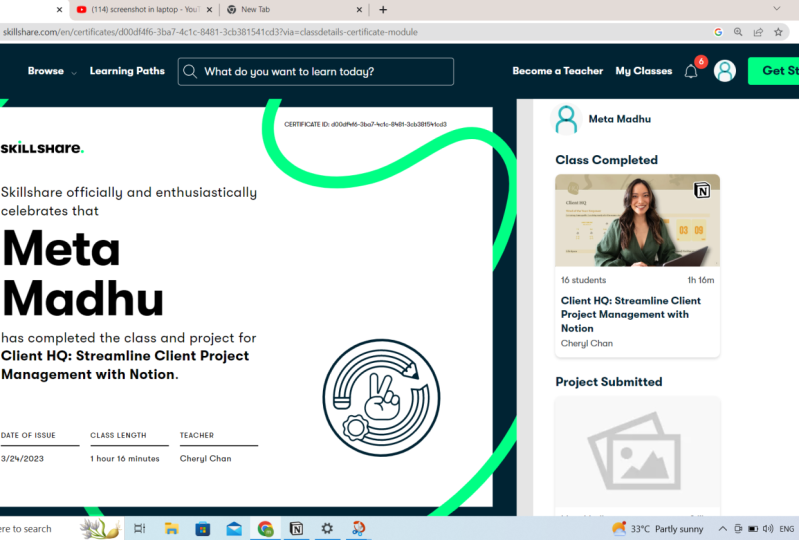 Client HQ: Streamline Client Project Management with Notion | Cheryl Chan | Skillshare