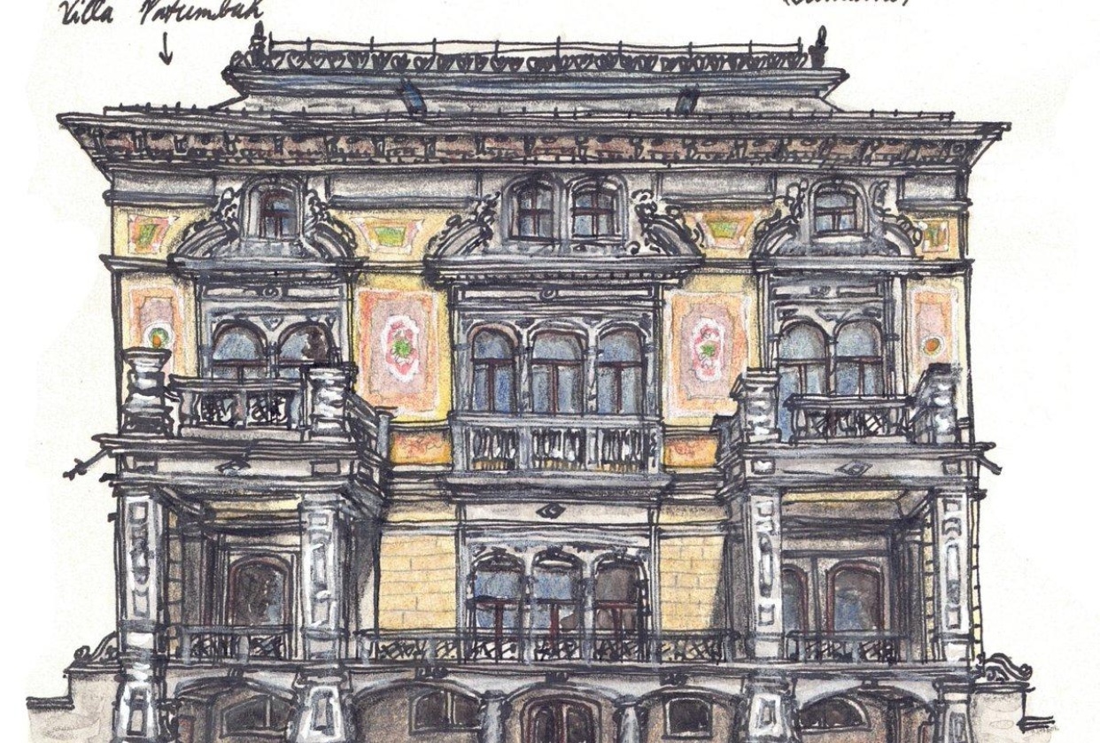 Neoclassical Architecture Sketch