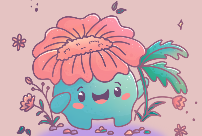 Adorable Flower Garden Creature: A Procreate Drawing Class for Everyone ...