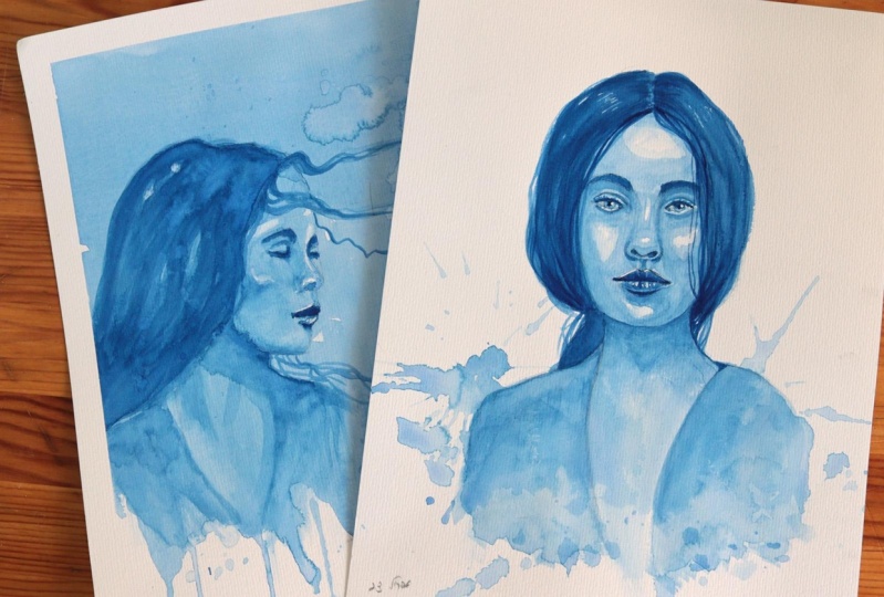 Introducción a los retratos de acuarela: aprende técnicas simples de ...