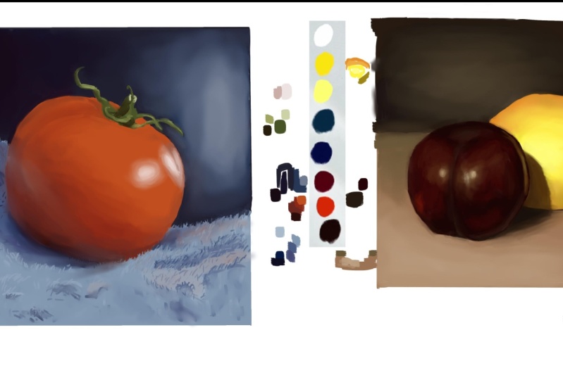 Beginner Colour / Color Theory - Painting With Saturation and Neutrals ...
