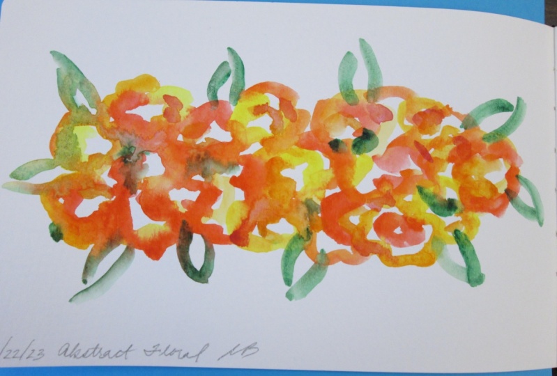 Abstract Watercolor Floral Clusters: Ultra Easy | Daniela Mellen ...