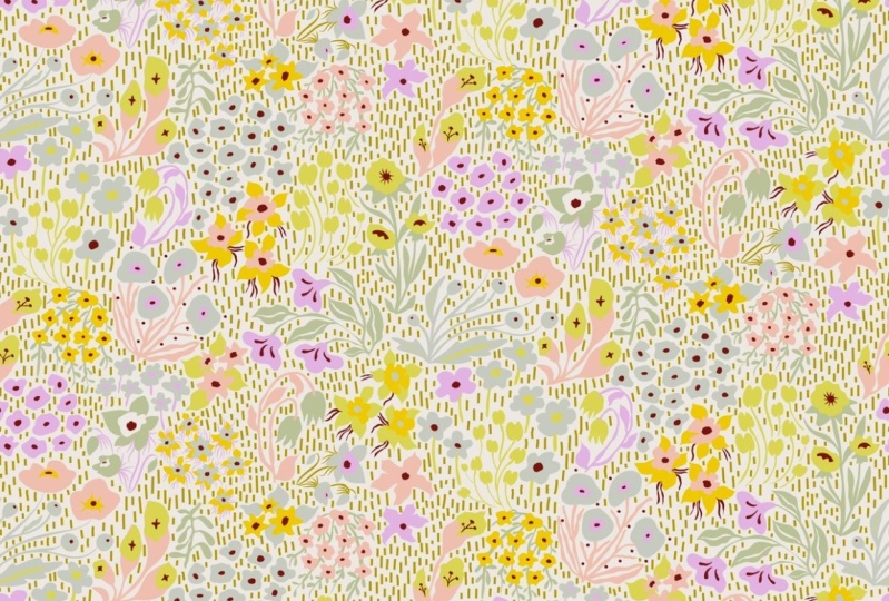 Surface Pattern Design in Affinity Designer: Ditsy Floral Half-Drop ...
