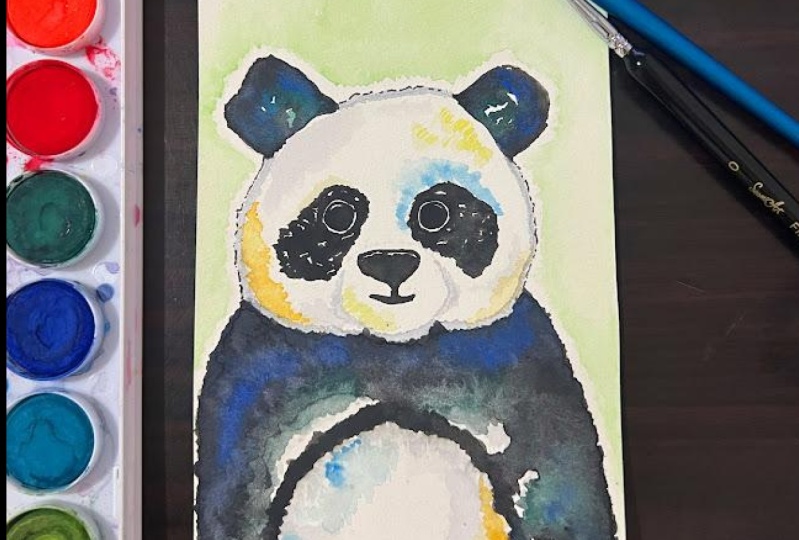 Oso panda en acuarela | Daniela Mellen | Skillshare