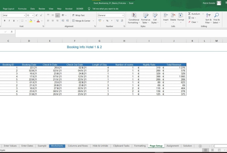 Getting started with Excel I Excel Bootcamp Part 1 | Bas Dohmen ...