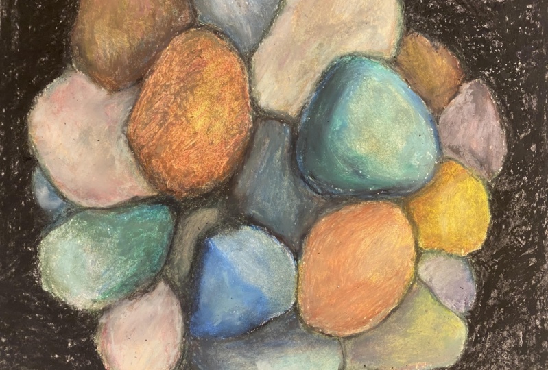 Creating Hyper Realistic Stones Using Oil Pastels | Sushma Sharma | Skillshare