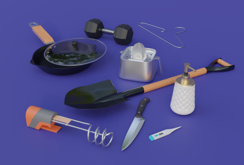 3D Modelling - Everyday Objects In Blender | Harshavardhan Saravanan ...