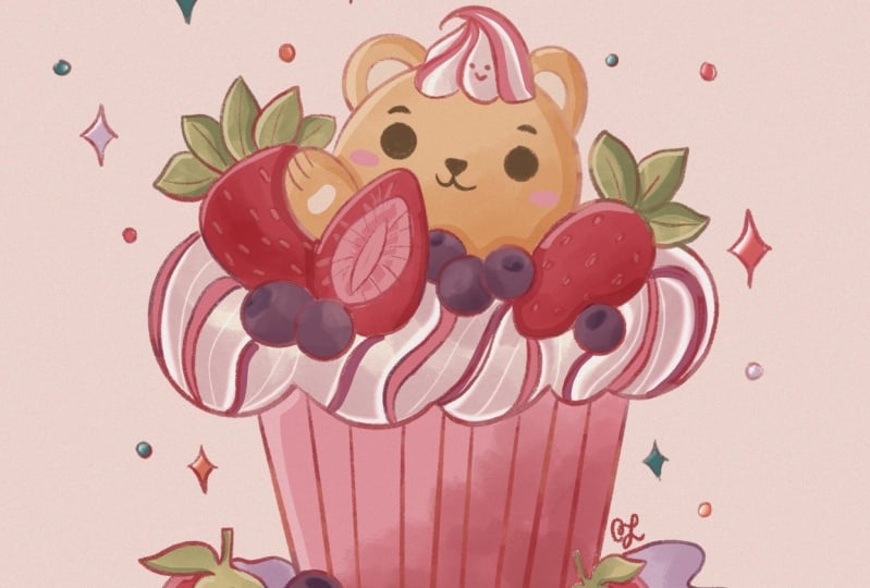 Muffin Magic: Drawing a Cute and Delicious Treat in Procreate | Uni ...