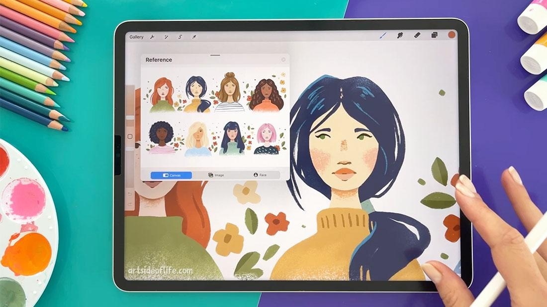 Painting Skin Tones: Draw Stylized Mini Portraits and Create Color ...