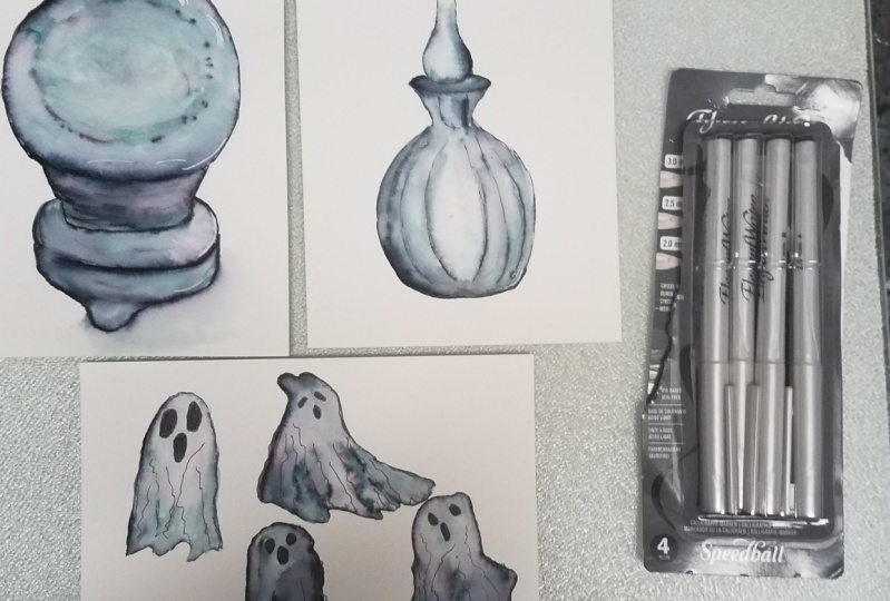 Master Elegant Writer Ink: Make a Spooky Haunted Mansion | Carla ...