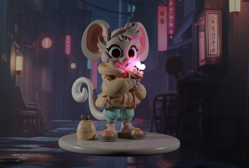 3D Advanced Character Workshop with Nomad Sculpt: Chibi Mouse | Dave ...