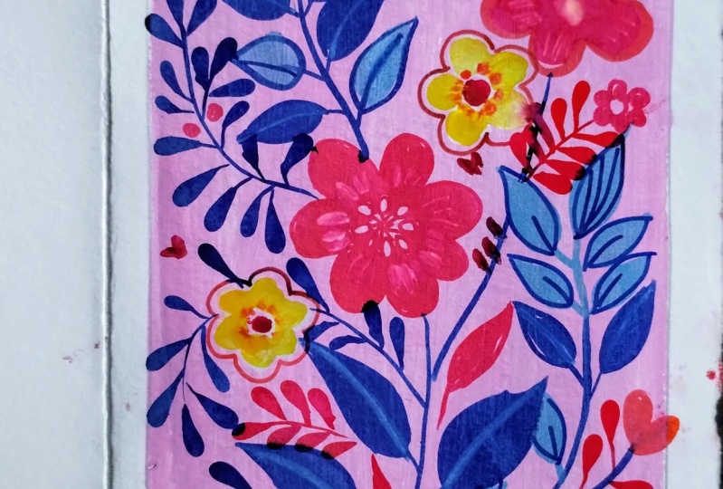 Mastering Floral Painting with Posca Markers: A Step-by-Step Guide to ...