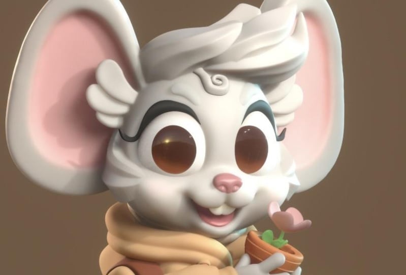 3D Advanced Character Workshop with Nomad Sculpt: Chibi Mouse | Dave ...