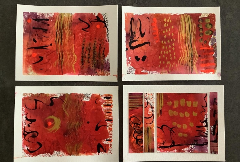 Intuitive Painting: Creating Abstracts with Watercolor Powders | DENISE ...