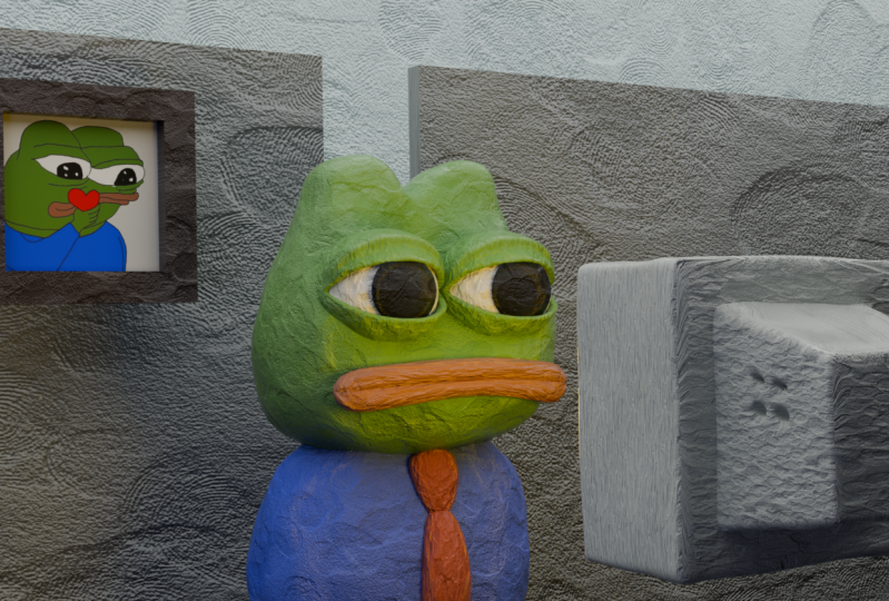 Introduction in Blender 2024: Create Dope 3D Clay Illustration of Pepe ...
