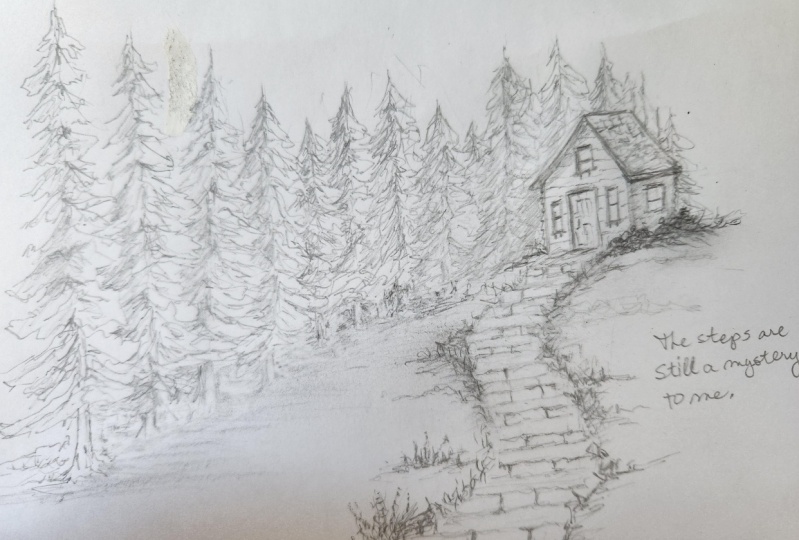 Sketching Practice: Draw a Cozy Cabin Scene with Ink Pens | Sam Gillett ...