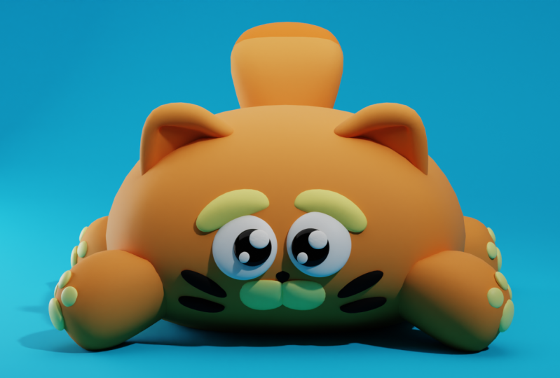 Create Your First 3D Cat Character With Blender 3D | Jean Cavalcante ...