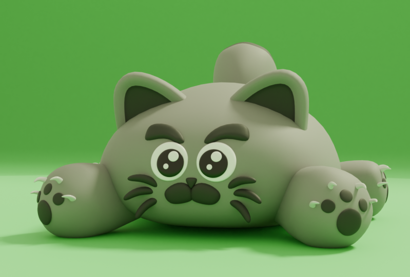 Create Your First 3D Cat Character With Blender 3D | Jean Cavalcante ...