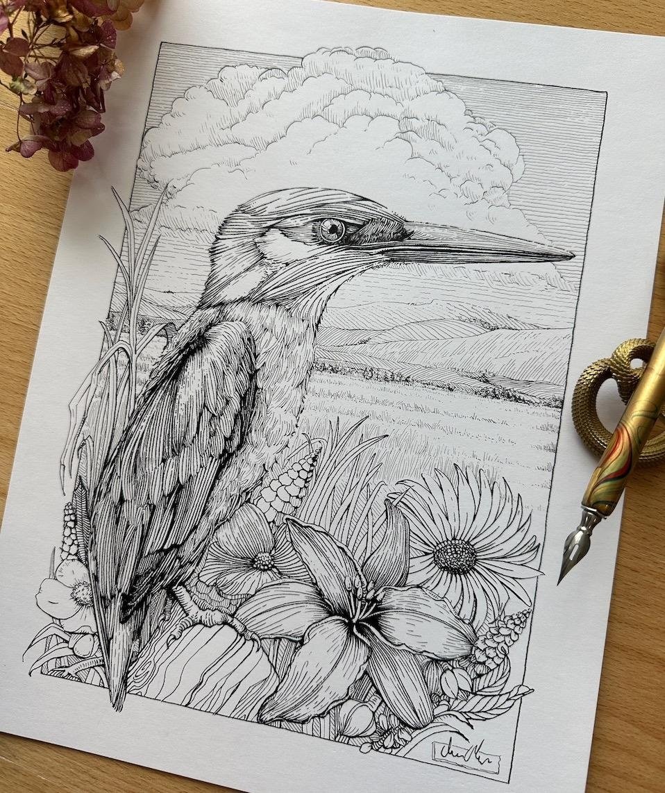 Dip Pens for Realistic Drawing: A Systematic Approach | Chloe Gendron ...