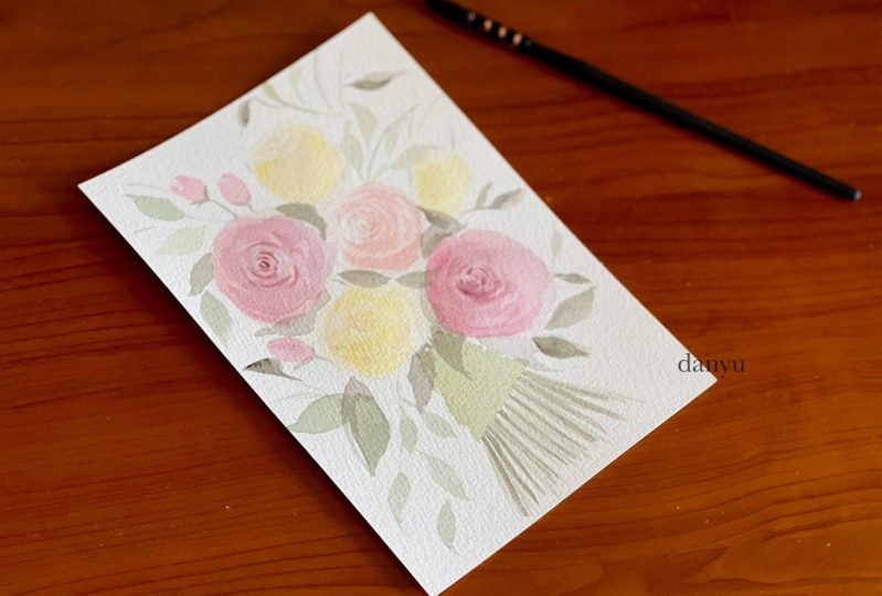 From Picture To Painting: Paint Wedding Bouquets in Watercolor | Jenny ...
