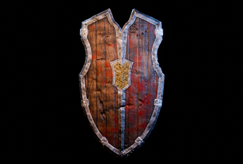 Blender 3D - Model and texture a stylised shield | Harshavardhan ...